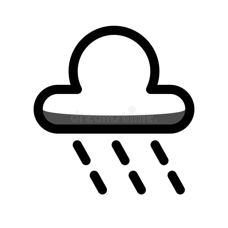 Illustration Vector Graphic of Rain Icon Stock Vector - Illustration of ...