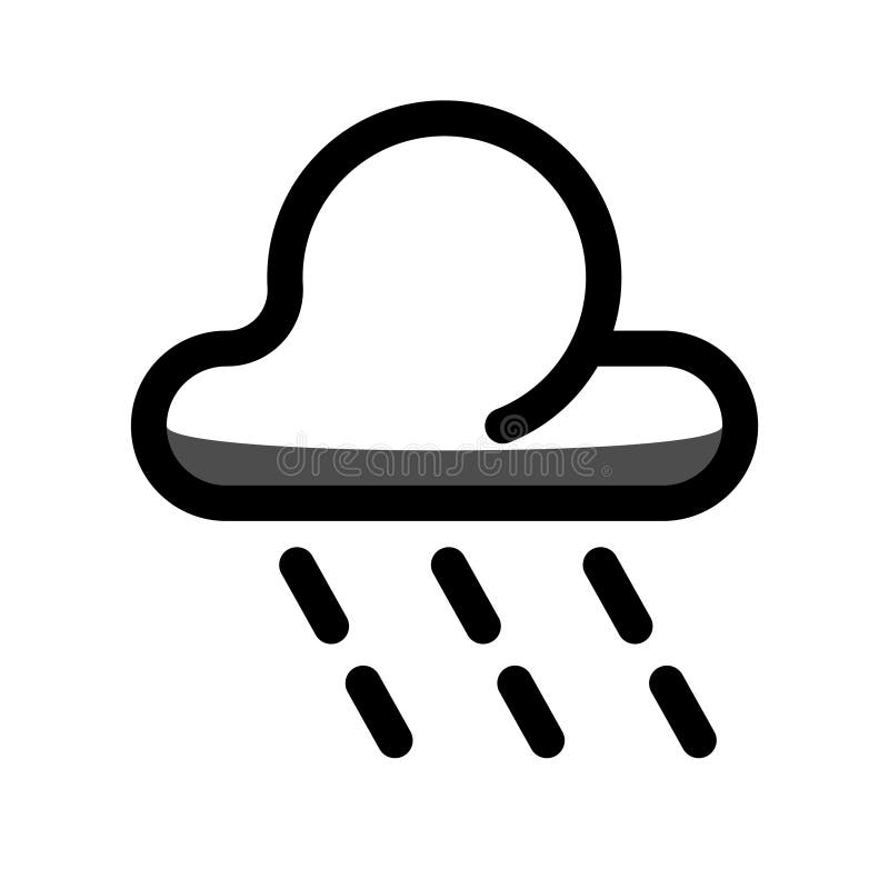 Illustration Vector Graphic of Rain Icon Stock Vector - Illustration of ...