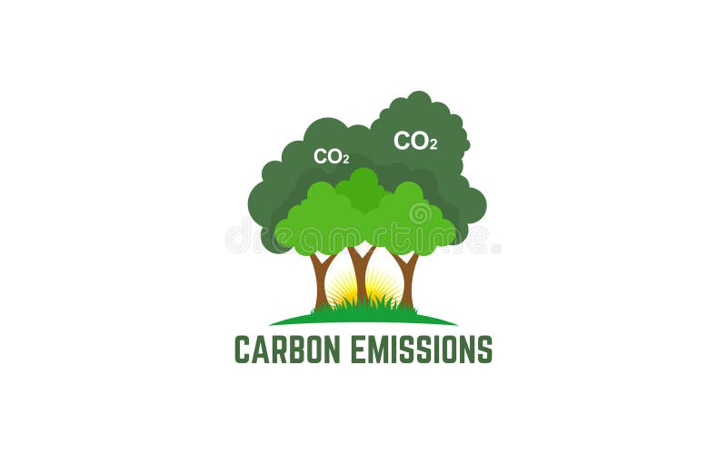 Illustration Vector Graphic of Reducing Carbon Emissions Environmental ...