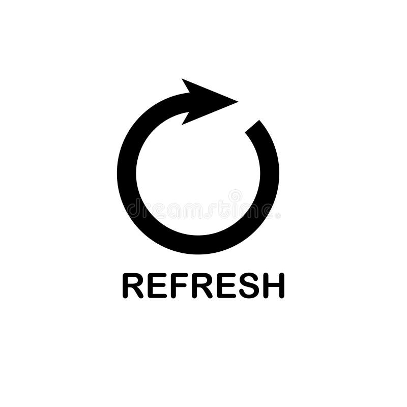 Illustration Vector Graphic of Refresh Icon Template Stock Vector ...