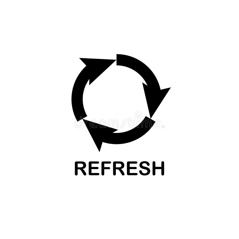 Illustration Vector Graphic of Refresh Icon Template Stock Vector ...