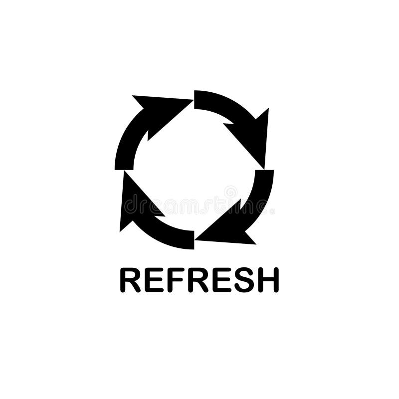 Illustration Vector Graphic of Refresh Icon Template Stock Vector ...