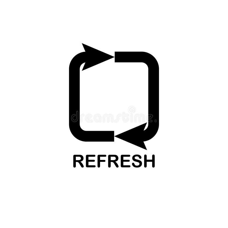 Illustration Vector Graphic of Refresh Icon Template Stock Vector ...