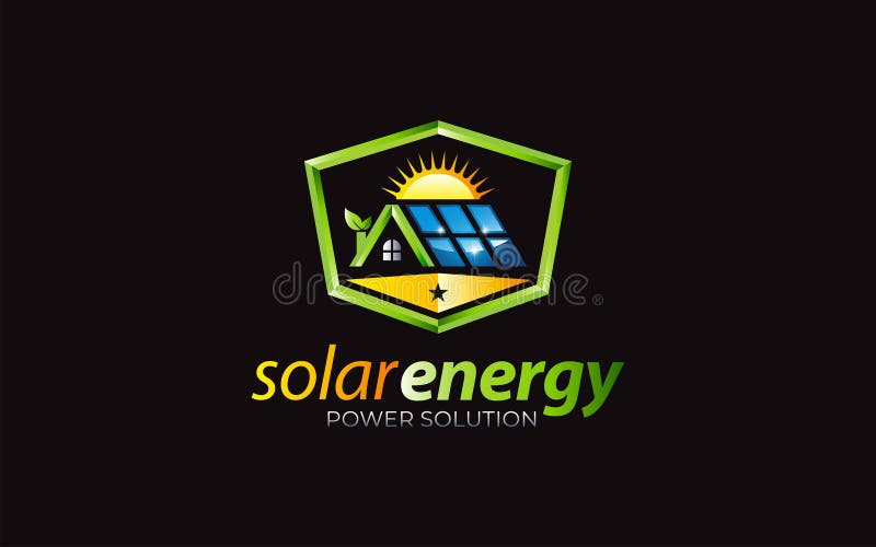 Illustration Vector Graphic of Renewable Energy Solar Panels Logo ...