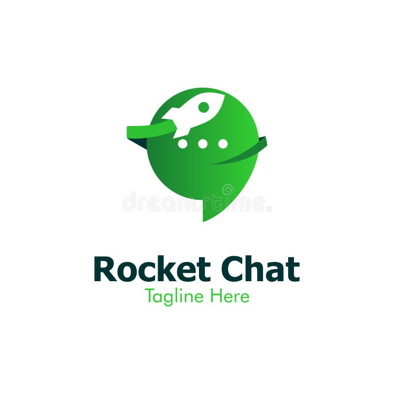 Illustration Vector Graphic of Rocket Chat Logo Stock Vector ...