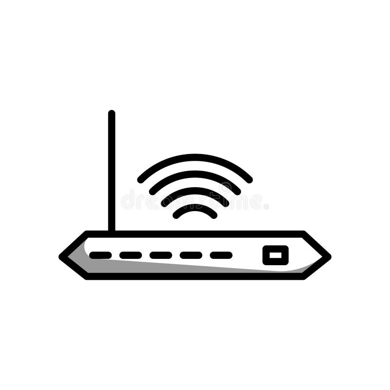 Illustration Vector Graphic of Router Icon Stock Vector - Illustration ...