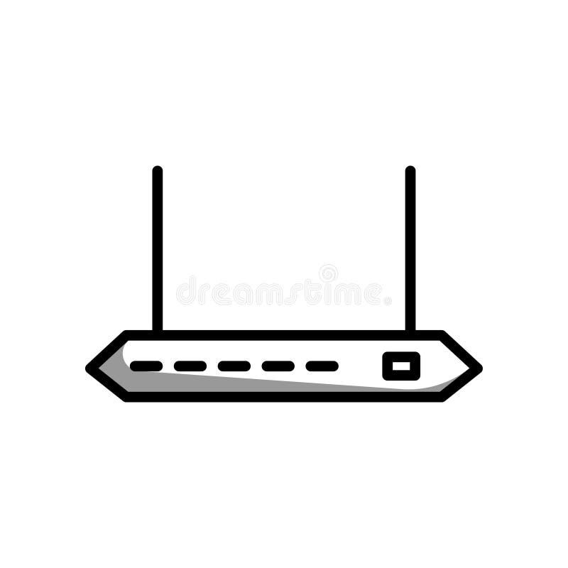 Illustration Vector Graphic of Router Icon Stock Vector - Illustration ...