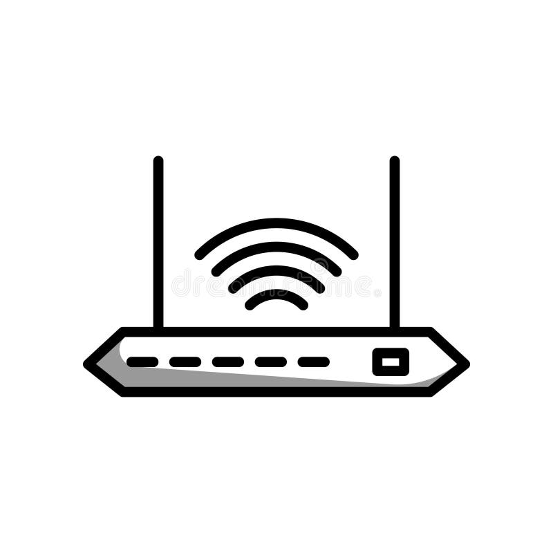 Illustration Vector Graphic of Router Icon Stock Vector - Illustration ...