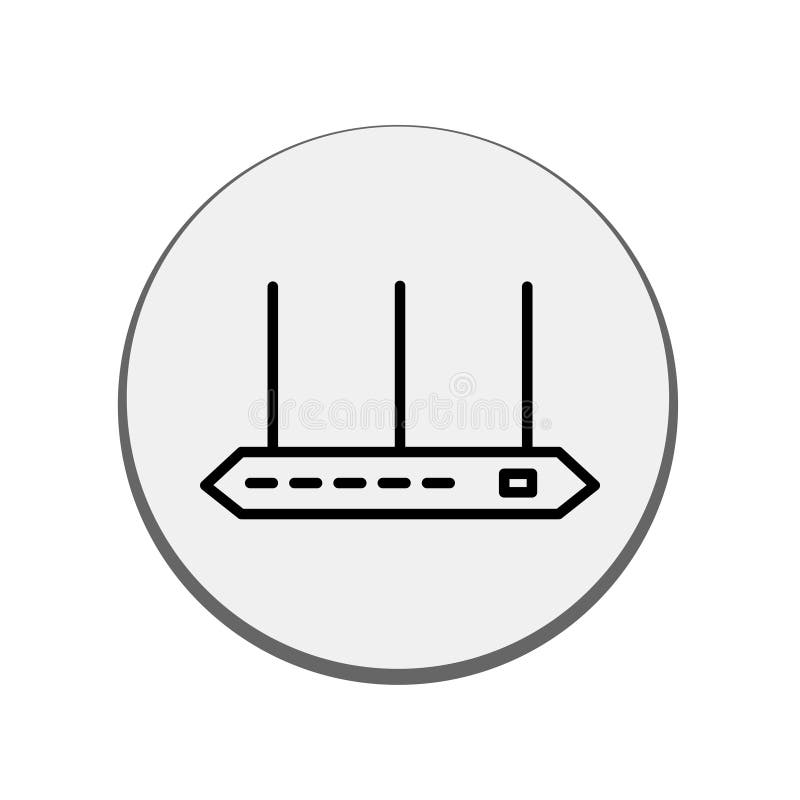 Illustration Vector Graphic of Router Icon Stock Vector - Illustration ...