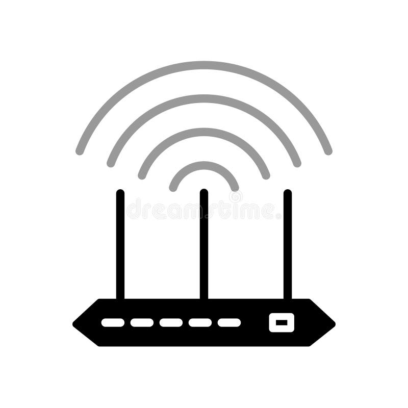 Illustration Vector Graphic of Router Icon Stock Vector - Illustration ...