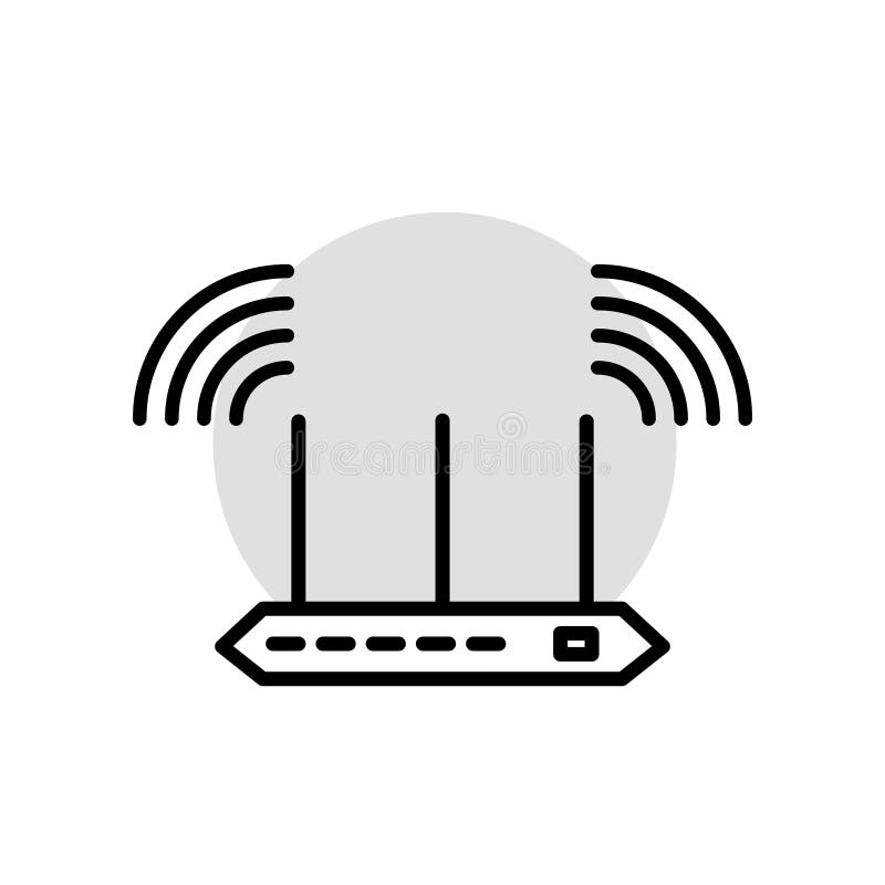 Illustration Vector Graphic of Router Icon Stock Vector - Illustration ...