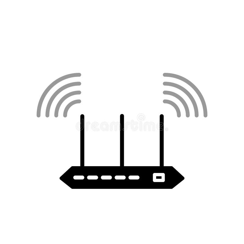 Illustration Vector Graphic of Router Icon Stock Vector - Illustration ...