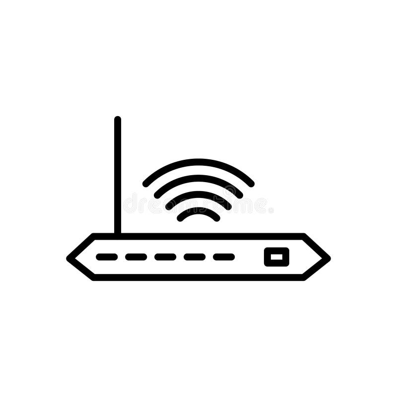 Illustration Vector Graphic of Router Icon Stock Vector - Illustration ...
