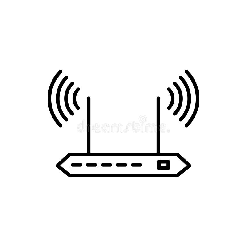 Illustration Vector Graphic of Router Icon Stock Vector - Illustration ...