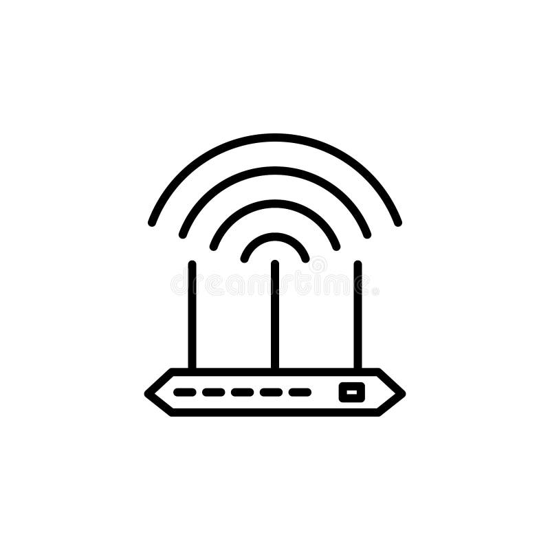 Illustration Vector Graphic of Router Icon Stock Vector - Illustration ...