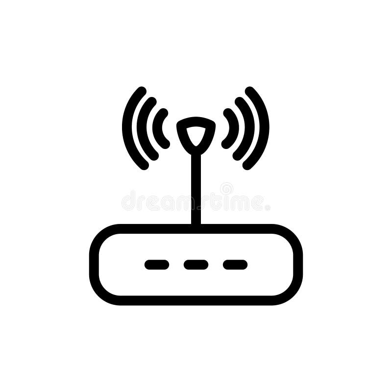 Illustration Vector Graphic of Router Icon Template Stock Vector ...