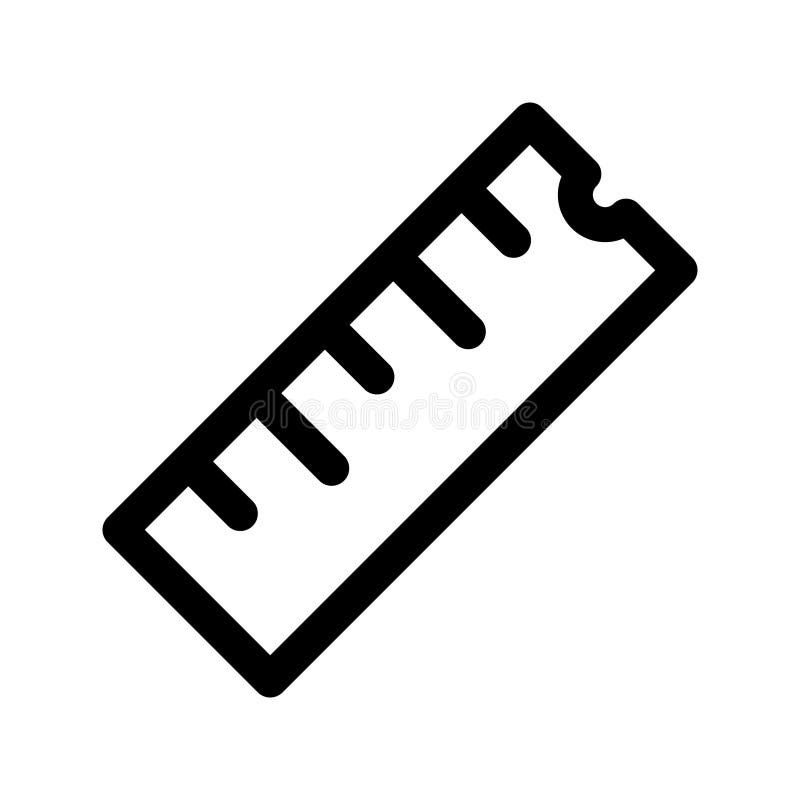 Illustration Vector Graphic of Ruler Icon Stock Vector - Illustration ...