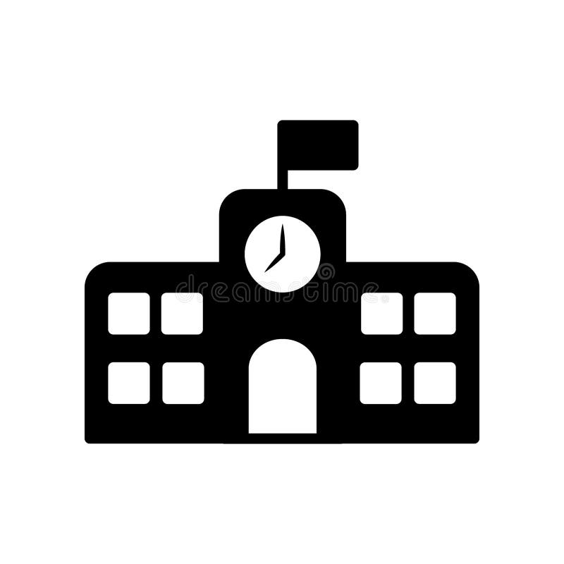 School icon template stock vector. Illustration of library - 250446264