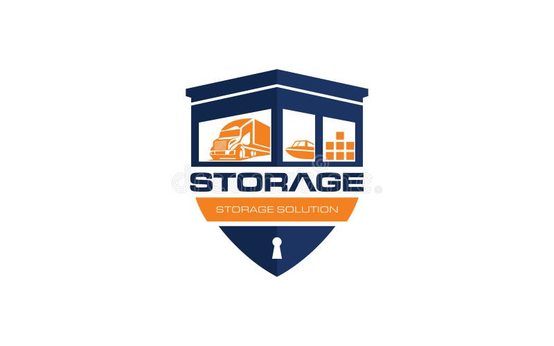 Illustration Vector Graphic of Self Storage Solution Company Logo ...
