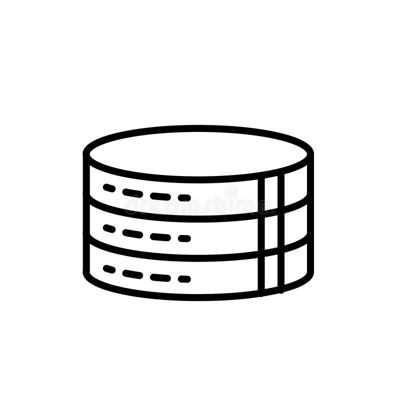 Server Icon, Illustration Design Template Stock Vector - Illustration ...