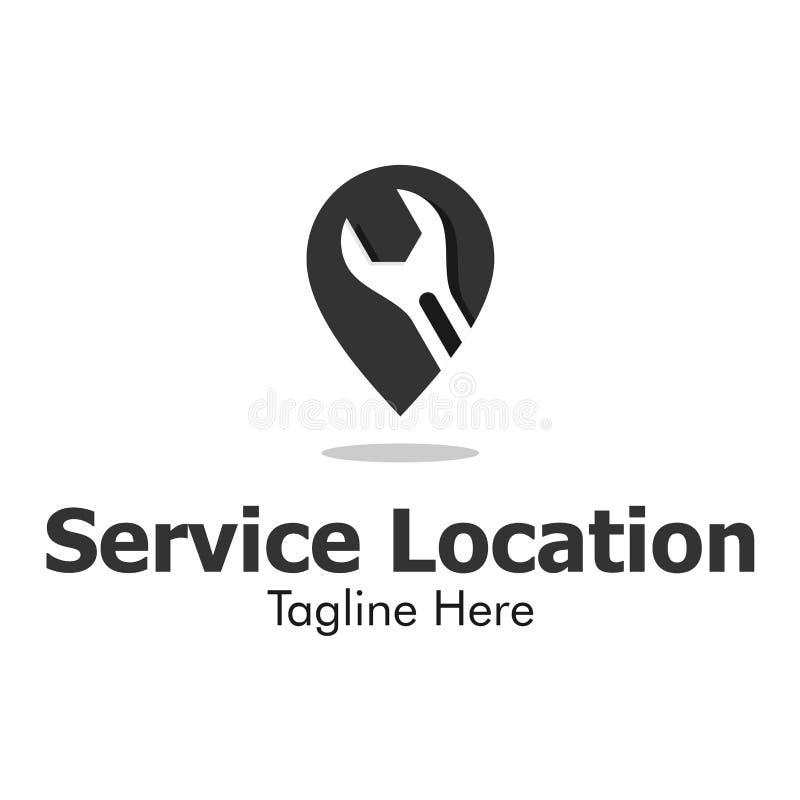 Illustration Vector Graphic of Service Location Logo Stock Vector ...