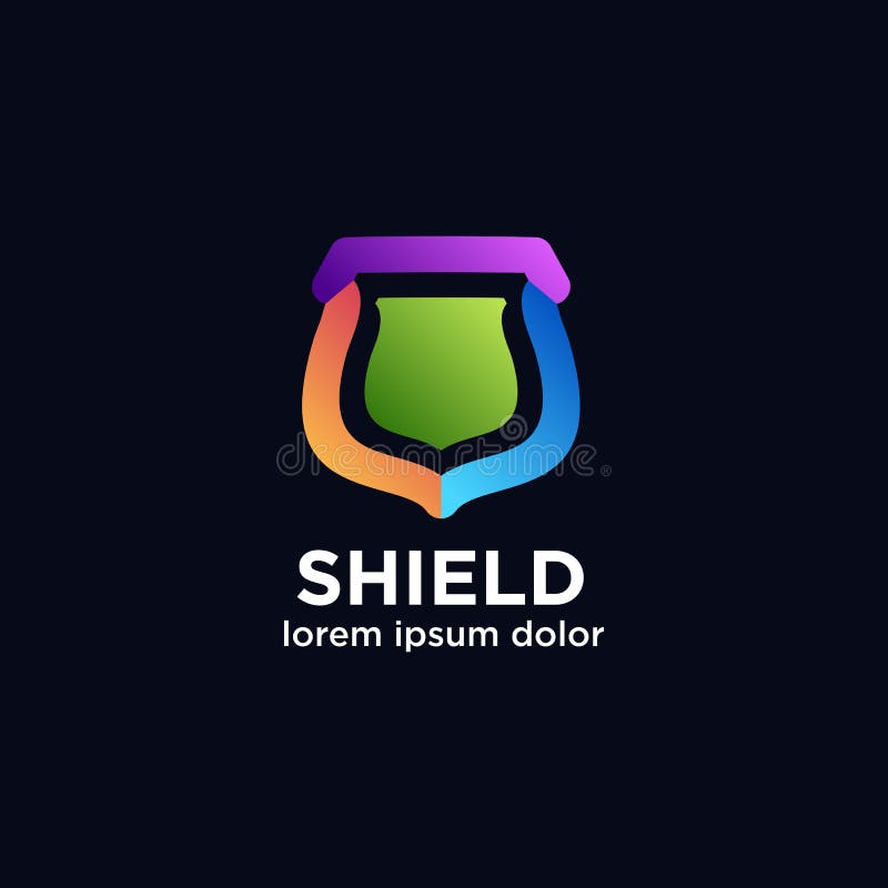 Illustration Vector Graphic of Shield Logo. Protection, Security, and ...