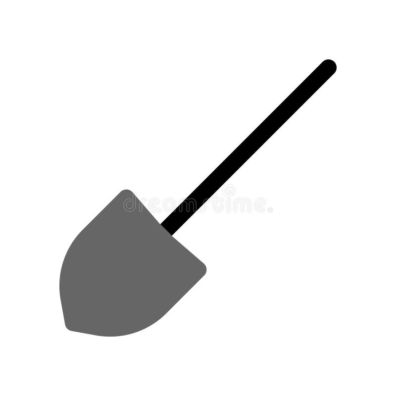 Illustration Vector Graphic of Shovel Icon Stock Vector - Illustration ...