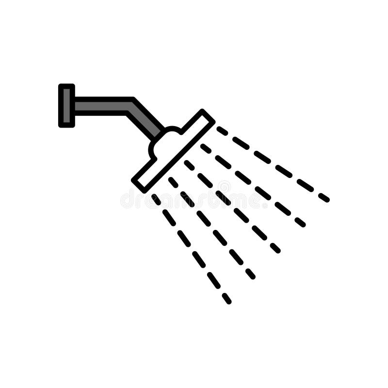 Illustration Vector Graphic of Shower Icon Stock Vector - Illustration ...