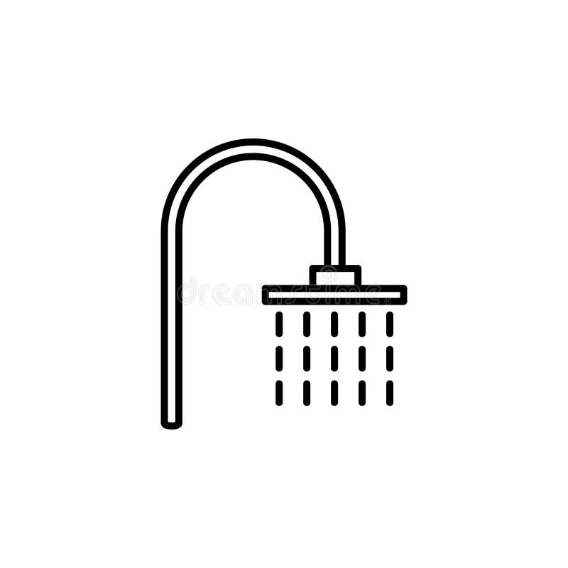 Illustration Vector Graphic of Shower Icon Stock Vector - Illustration ...