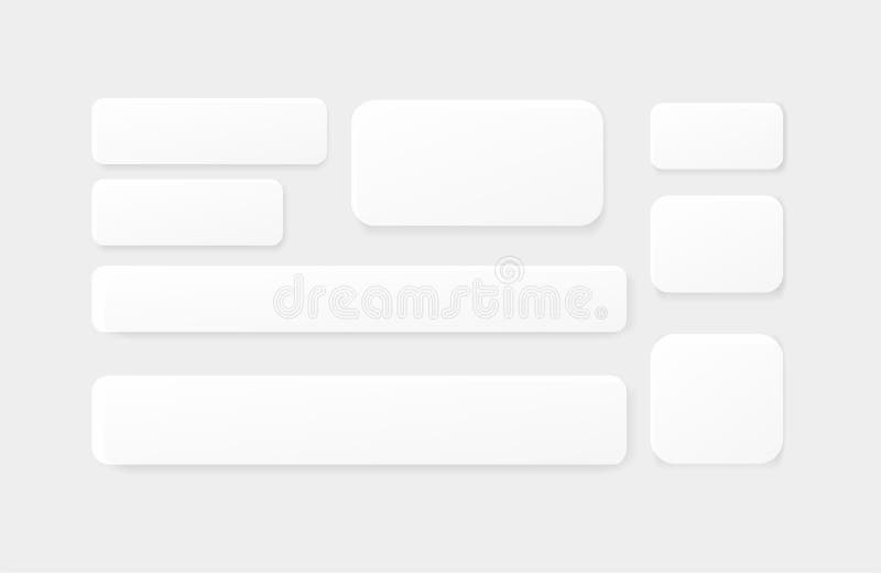 Background Bar Blank Space White Banner Element Interface Frame Border ...