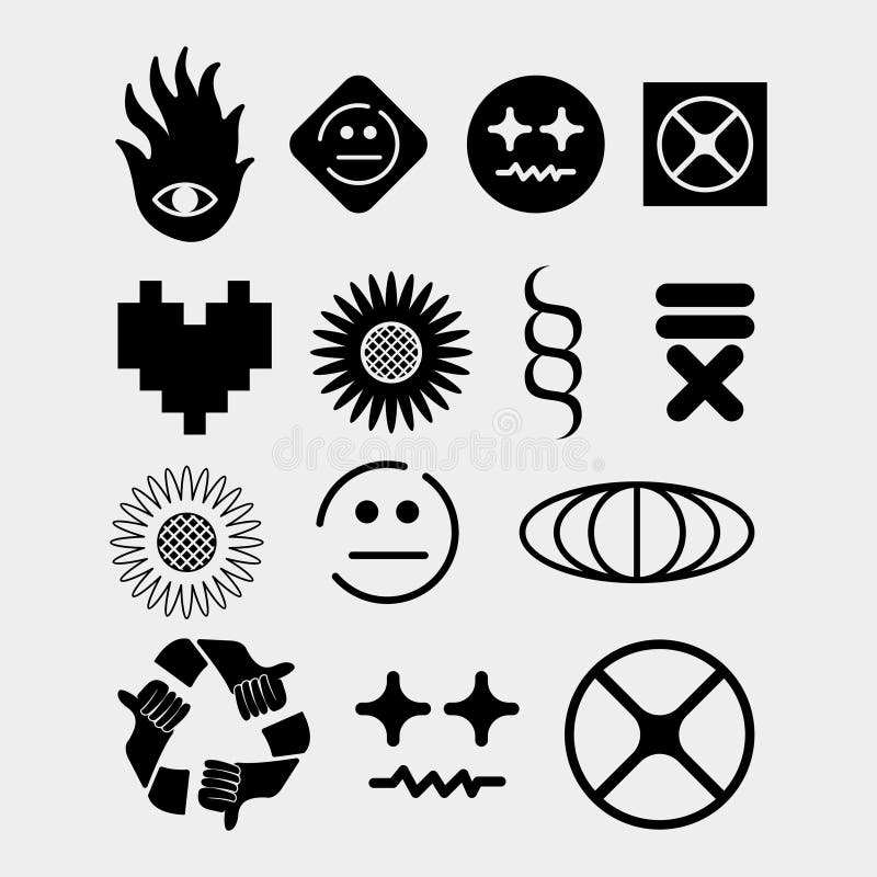 Hype Futuristic Interface Border Cyberpunk Element Banner Frame ...