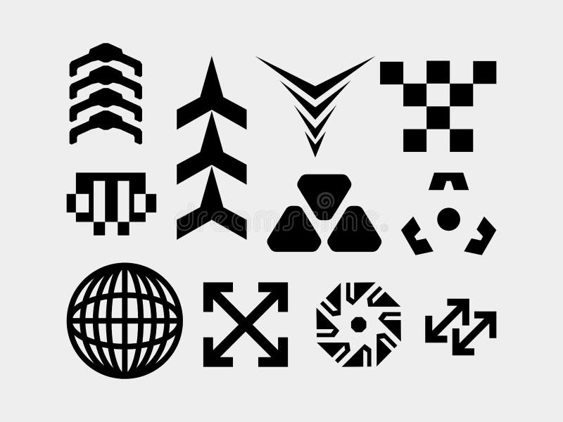 Abstract Futuristic Element Hi Tech Sci-fi Asset Interface Editable ...