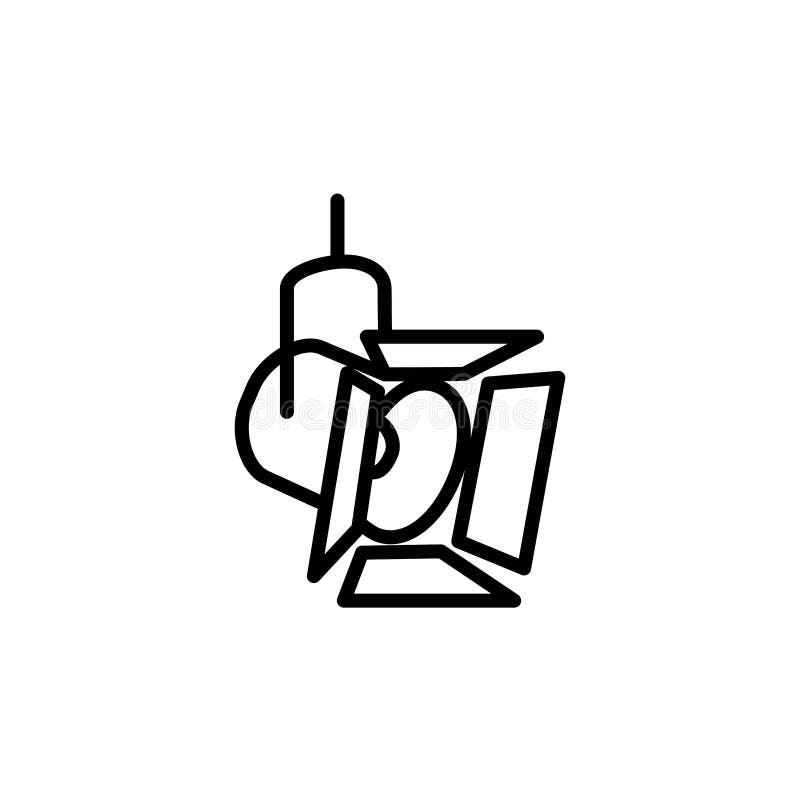 Spotlight Icon, Symbol Design Template Stock Vector - Illustration of ...