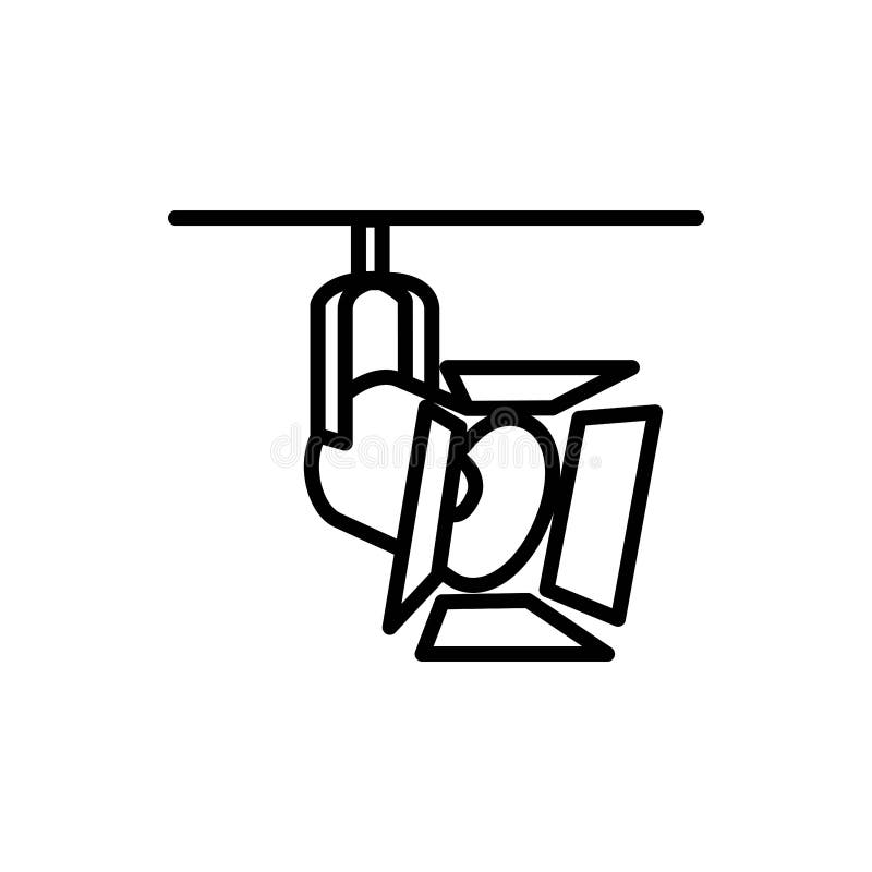 Spotlight Icon, Symbol Design Template Stock Vector - Illustration of ...