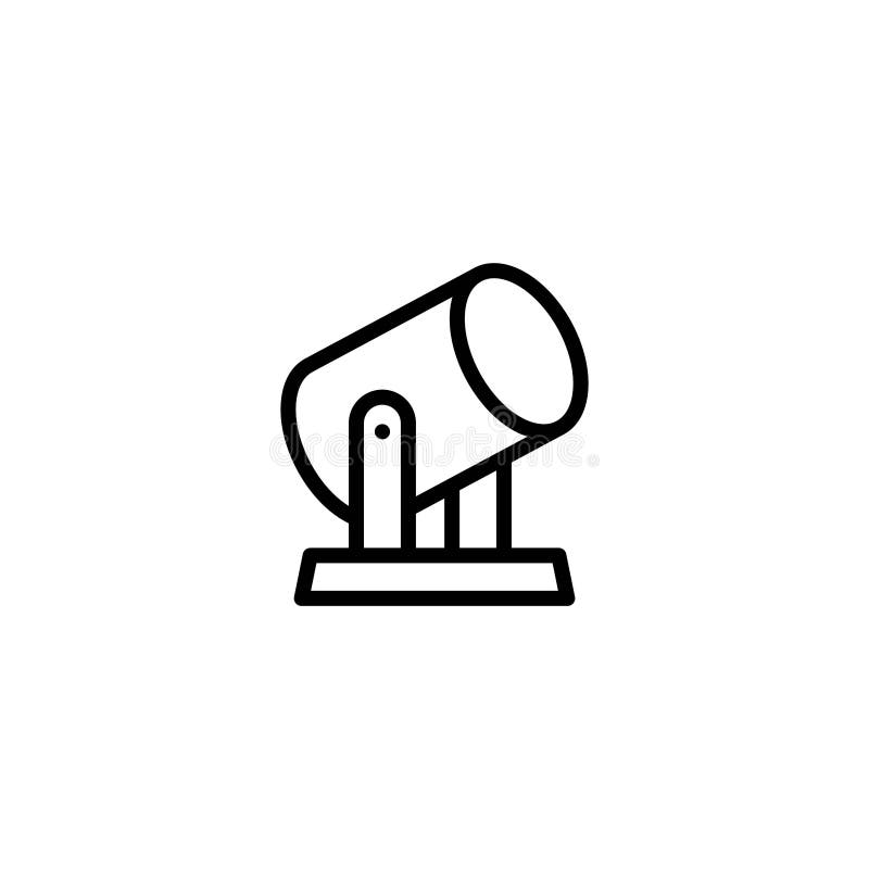 Spotlight Icon, Symbol Design Template Stock Vector - Illustration of ...