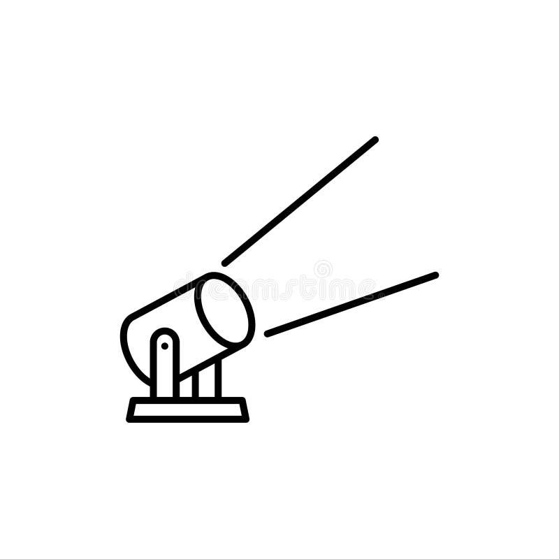 Spotlight Icon, Symbol Design Template Stock Vector - Illustration of ...