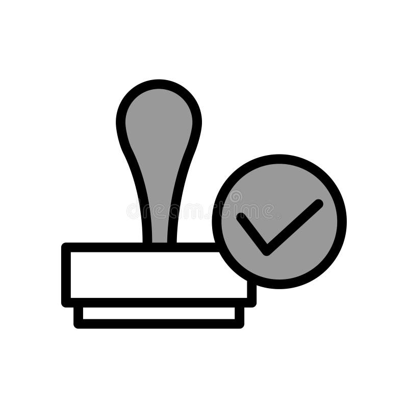 Illustration Vector Graphic of Stamp Icon Stock Vector - Illustration ...