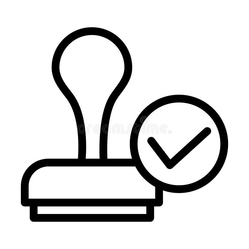 Illustration Vector Graphic of Stamp Icon Stock Vector - Illustration ...
