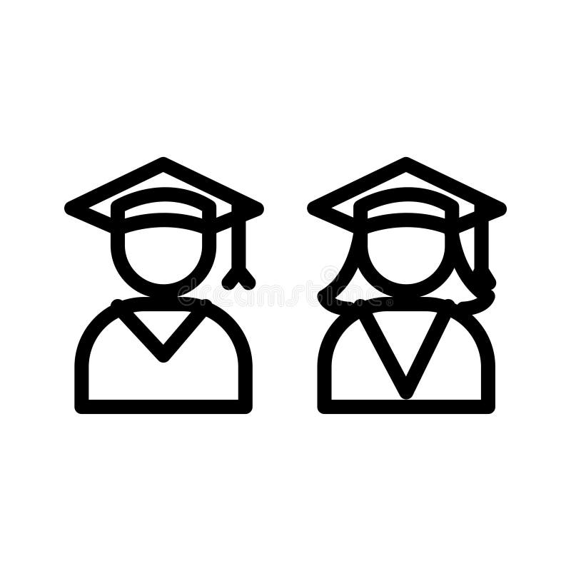 Illustration Vector Graphic of Student Icon Stock Vector - Illustration ...