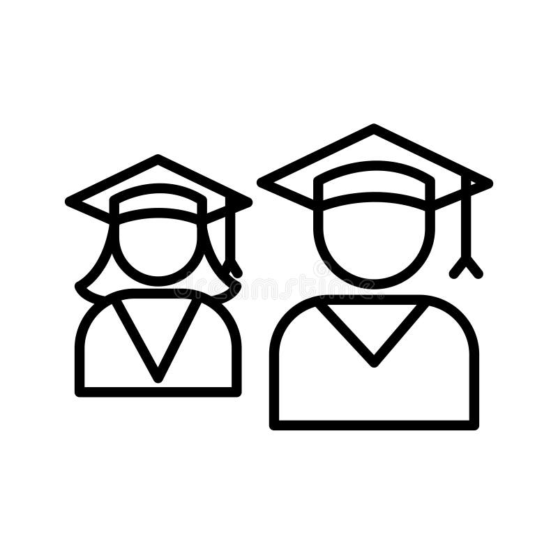 Illustration Vector Graphic of Student Icon Stock Vector - Illustration ...