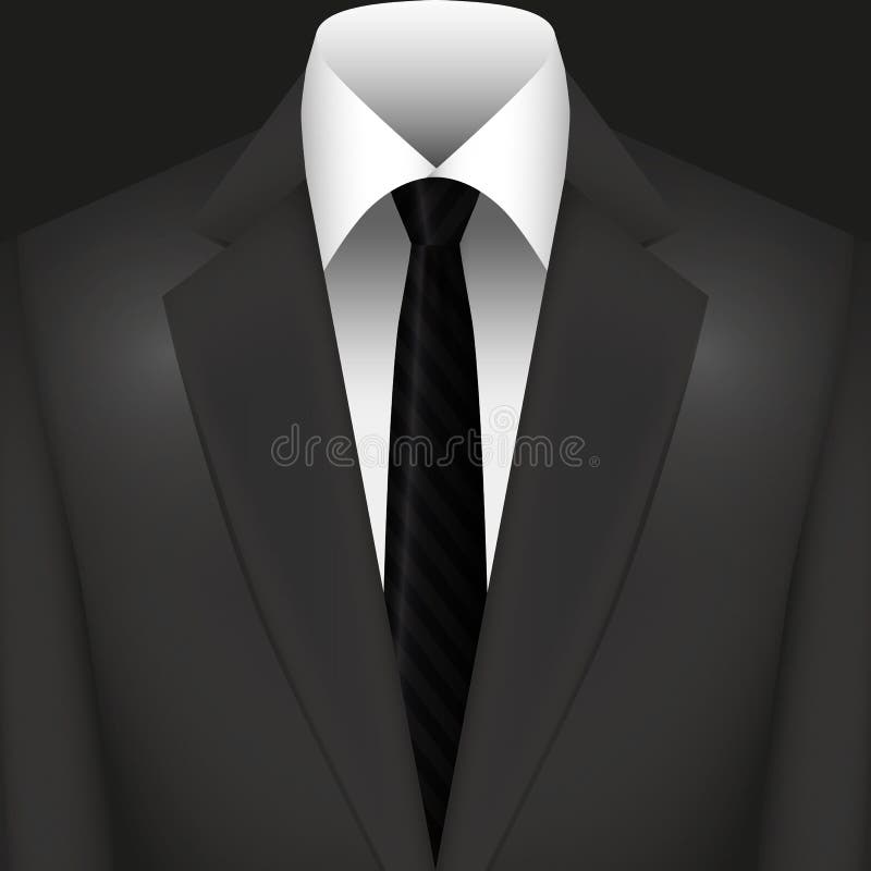Illustration Vector Graphic Suit with Tie Stock Illustration ...