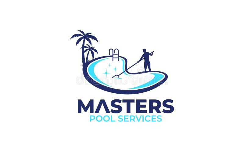 Illustration Vector Graphic of Swimming Pool Cleaning Service Logo ...