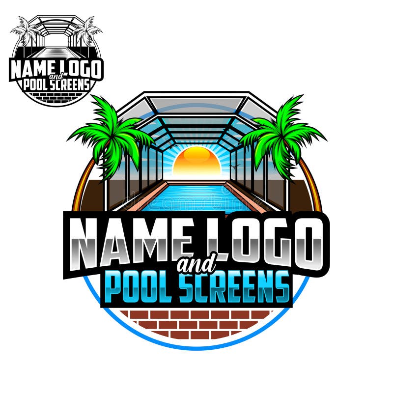 Illustration Vector Graphic of Swimming Pool Cleaning Service Logo ...