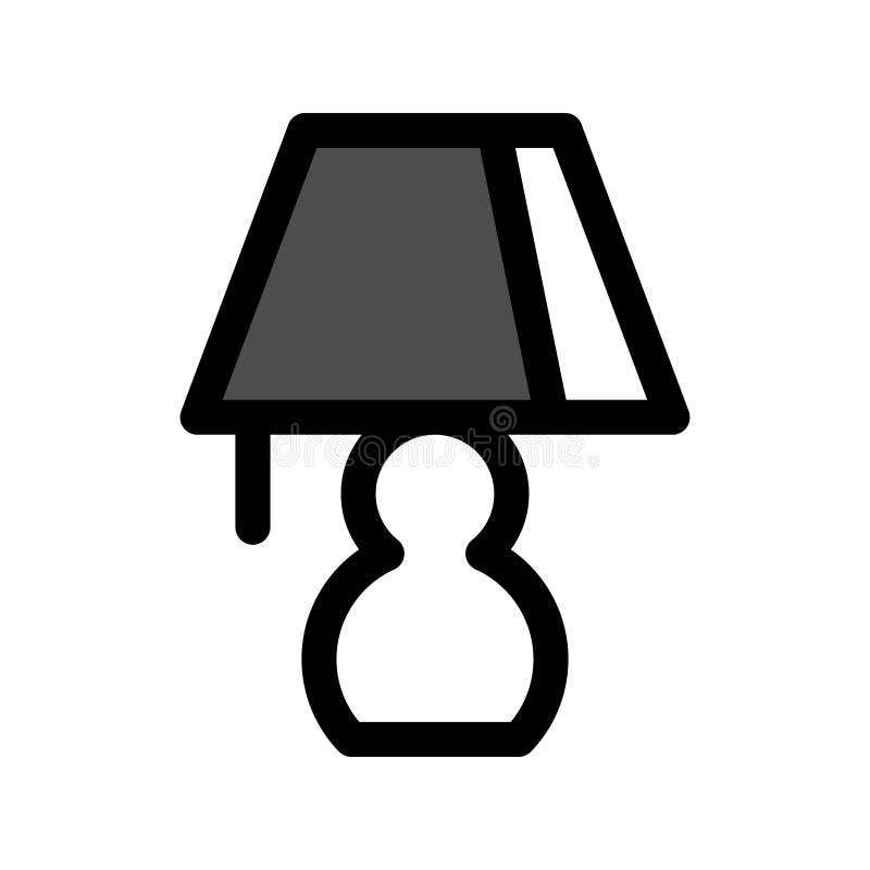 Illustration Vector Graphic of Table Lamp Icon Stock Vector ...