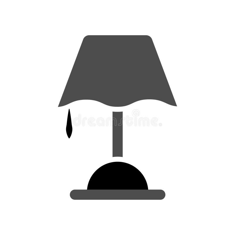 Illustration Vector Graphic of Table Lamp Icon Stock Vector ...