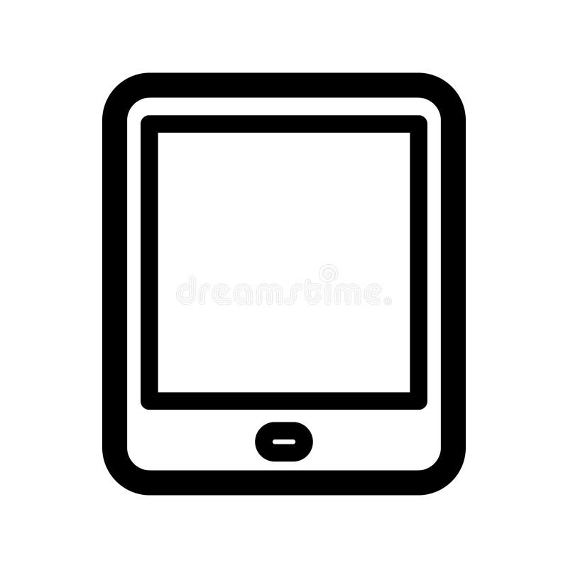 Illustration Vector Graphic of Tablet PC Icon Design Stock Vector ...
