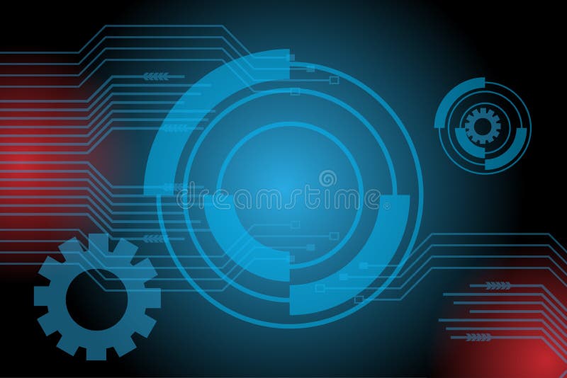 Illustration Vector Graphic of Technology Background Stock Vector ...