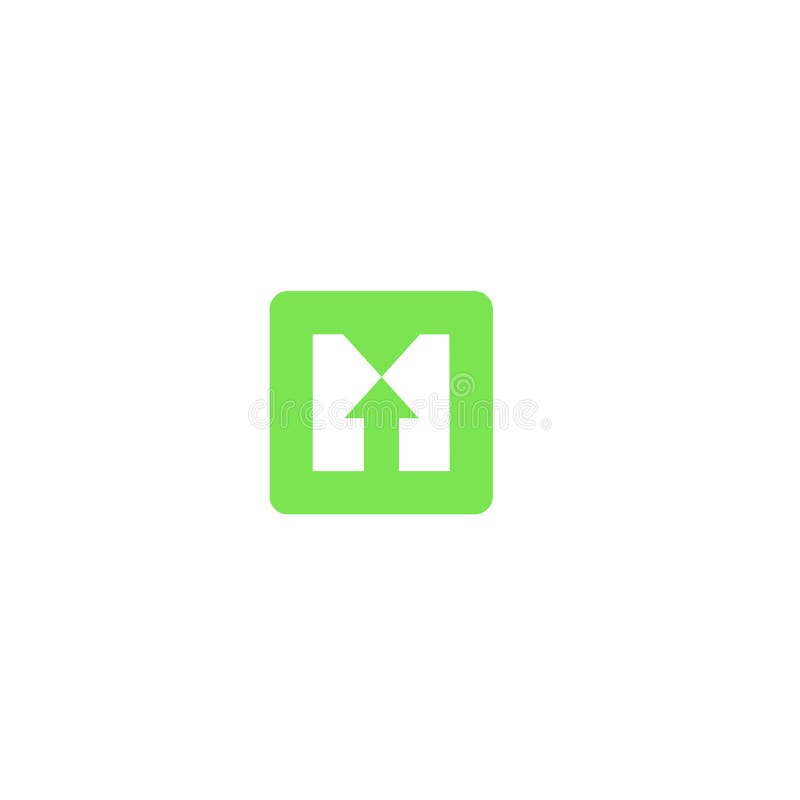 Letter M arrow logo stock vector. Illustration of success - 233984457