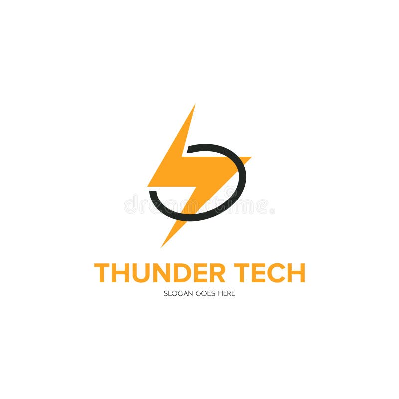 Illustration Vector Graphic of Thunder Tech Stock Vector - Illustration ...