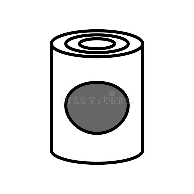 Illustration Vector Graphic of Tin Can Icon Stock Vector - Illustration ...